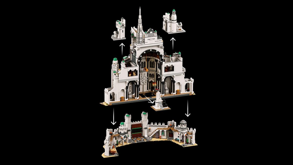 LEGO The Lord of the Rings: Minas Tirith set revealed - Brick Fanatics